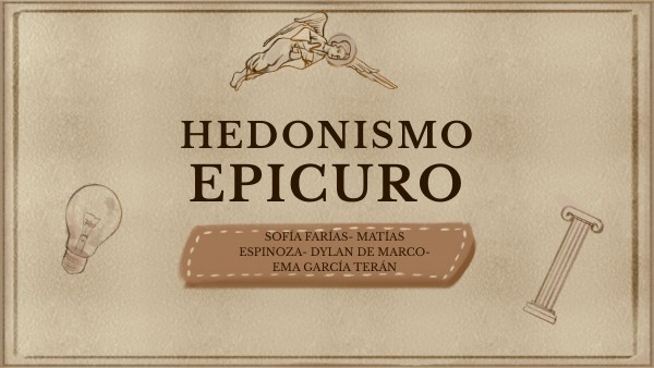 Epicuro (hedonismo) | Genially