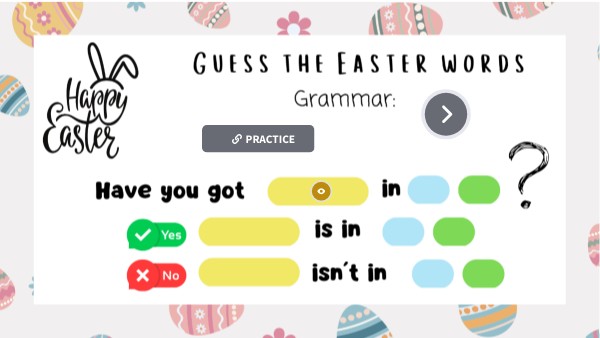 Easter vocabulary