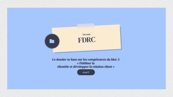 DOSSIER FDRC | Genially