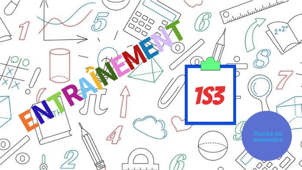 Entrainement 1S3 | Genially