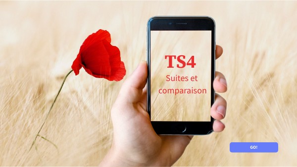 TS4. Suites et comparaison | Genially
