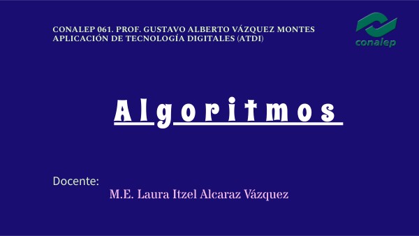 Algoritmos | Genially