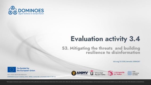 Evaluation activity 3.4