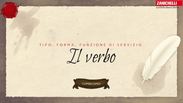 BOSIO - Il verbo: tipo, forma, funzione di servizio