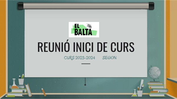 2n REUNIÓ INICI CURS | Genially