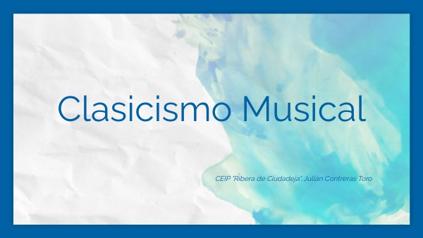 Clasicismo musical