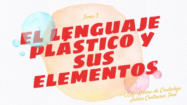 Tema 3 de Plástica | Genially