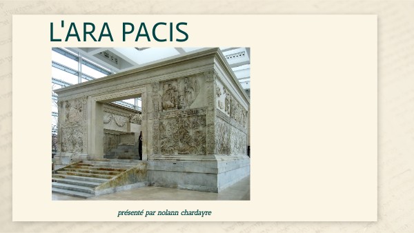 oral blanc ara pacis