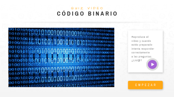 CODIGO BINARIO: QUIZ