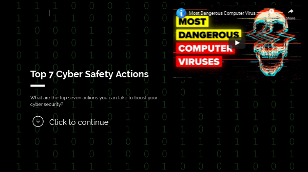 7 Steps to Cyber safety | Genially