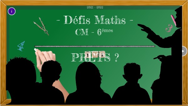 défi maths- intro | Genially