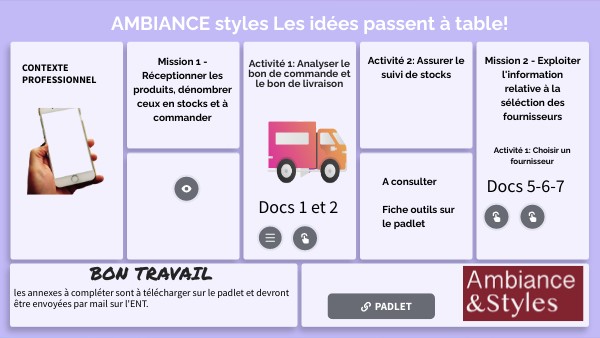 Cas ambiance et styles | Genially