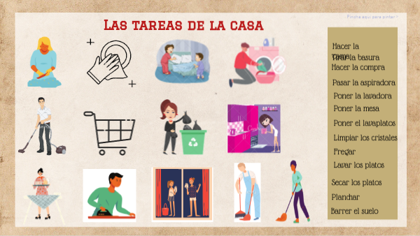 Las tareas de la casa | Genially