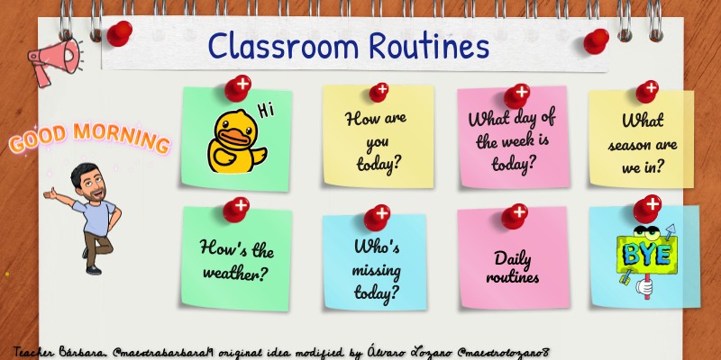 Classroom routines for sharing