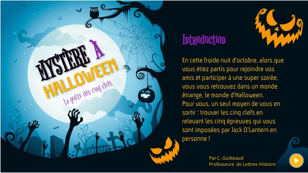 MYSTÈRE À HALLOWEEN - INTRO