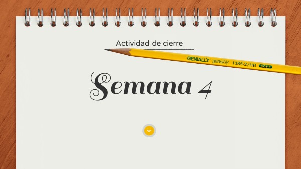 Cierre semana 4 | Genially