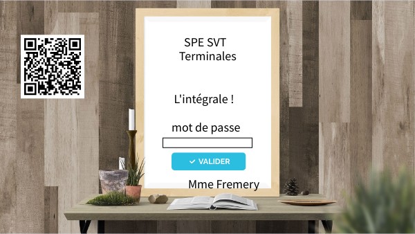 integrale spe svt terminale | Genially