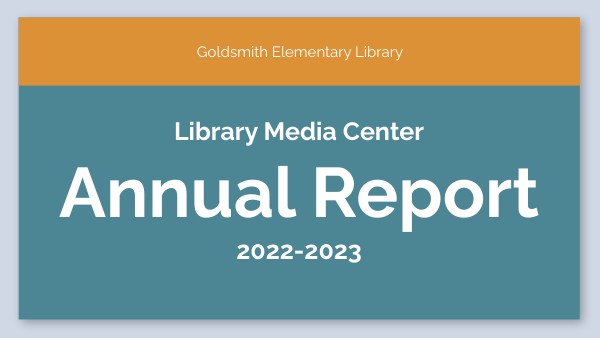 Goldsmith Library Annual Report 22-23