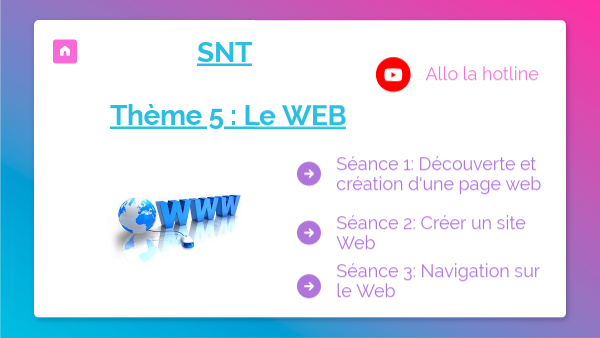 SNT le Web | Genially