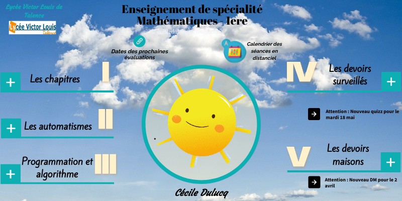 Maths 1ere Spé