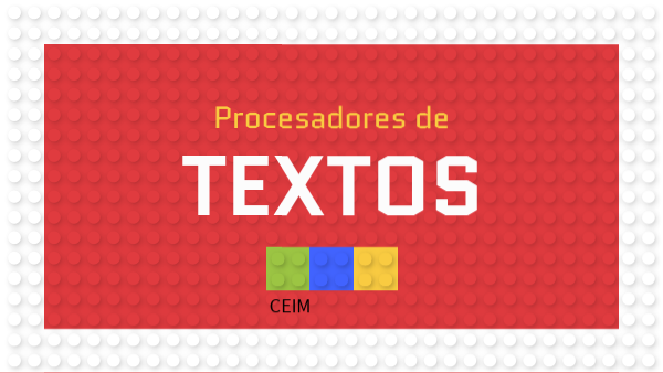 Procesadores de texto | Genially