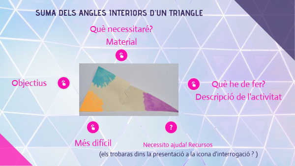 Suma dels angles interiors d'un triangle