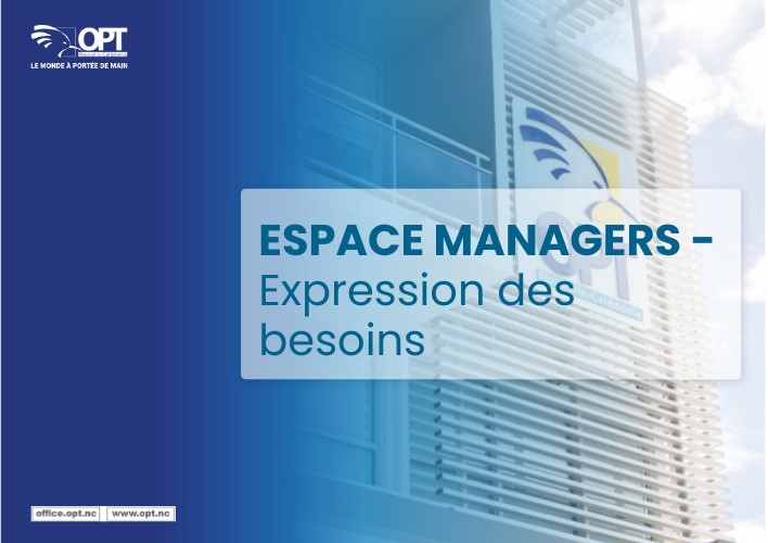 Espace manager - expression des besoins | Genially