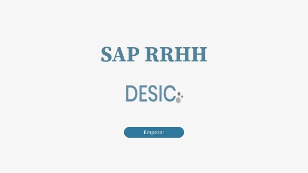 Opciones SAP RRHH
