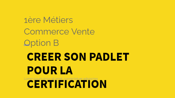 Mon premier padlet MCVB | Genially