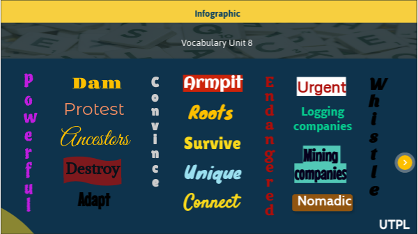 Vocabulary Unit 8 | Genially