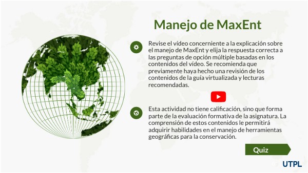 Manejo de MaxEnt | Genially