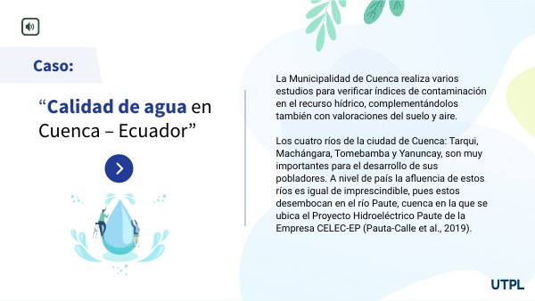 Caso: "Calidad de agua en Cuenca - Ecuador" | Genially