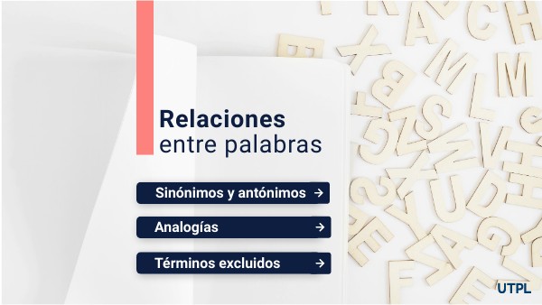 Relaciones entre palabras | Genially