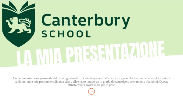 Attività di presentazione | Genially