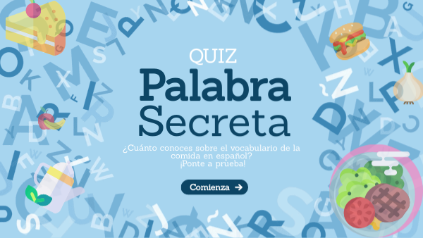 Pasapalabra de la Comida | Genially