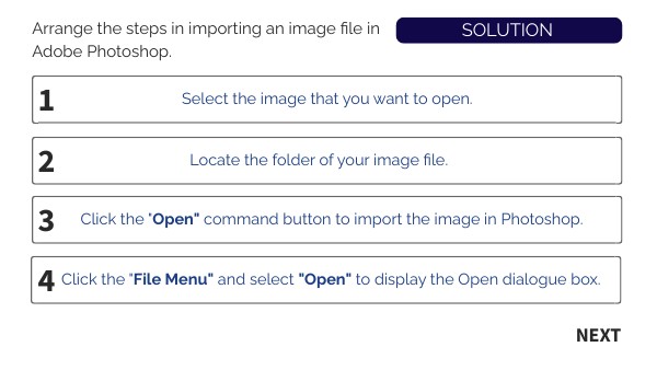 What Comes First? Working with Adobe Photoshop | Genially