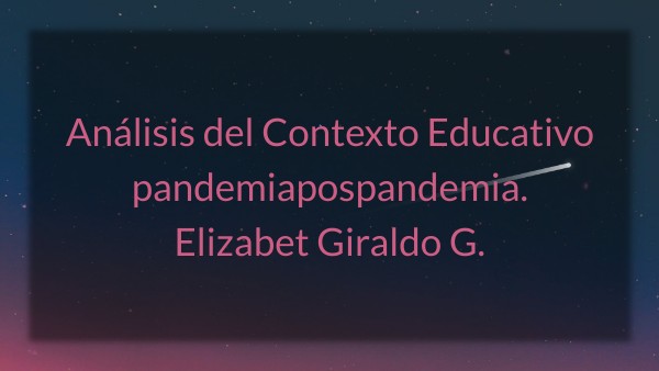 Análisis del Contexto