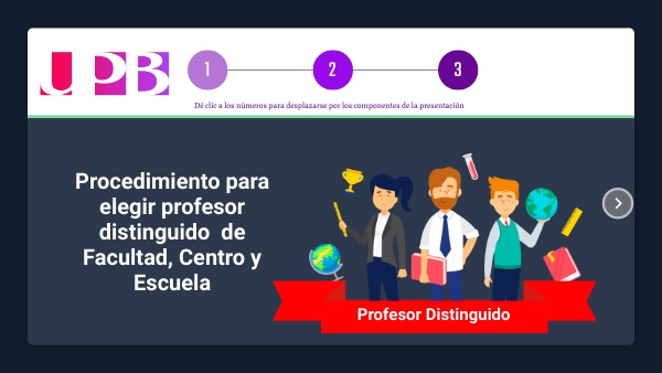 Profesor distinguido UPB - Medellín | Genially