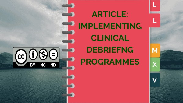 ARTICULO IMPLEMENTINGCLINICAL DEBRIEFING | Genially