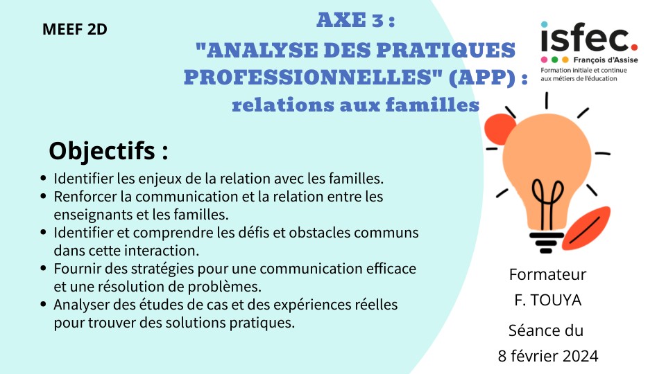 MEEF-APP-Relations familles | Genially