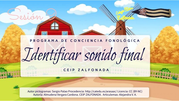 S9 identificar sonido final | Genially