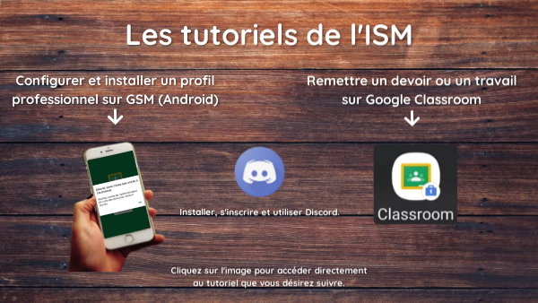 Tutoriel : Utilisation de Classroom (élève) + Configurer un profil pro