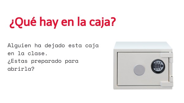 ¿Qué hay en la caja?