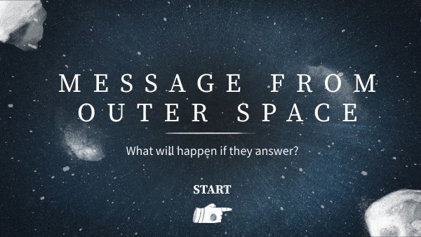 message from outer space