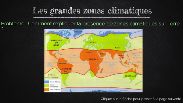 Les zones climatiques