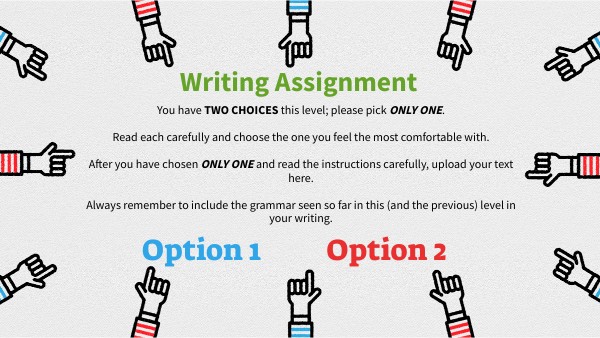 L8 Writing Assignment Options