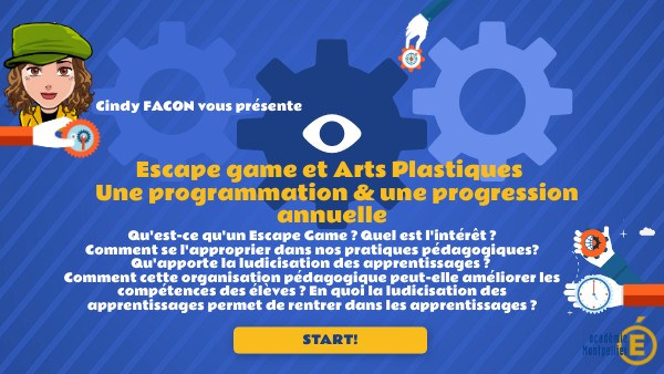 Escape game et arts plastiques | Genially