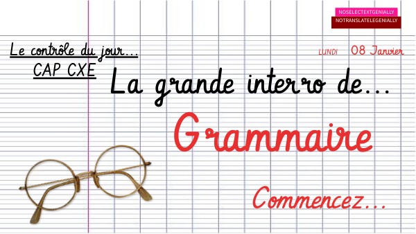 0076.3-LA GRANDE INTERRO !!! | Genially