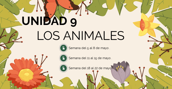 Unidad 9 - Los animales | Genially
