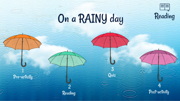 Read On a rainy day Lead 1st B3 Les 2